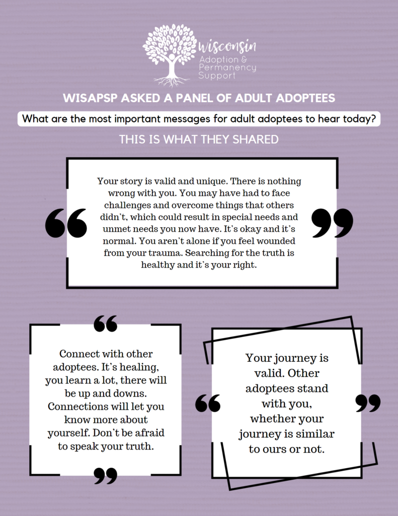 Printable Resources - WI Adoption & Permanency Support